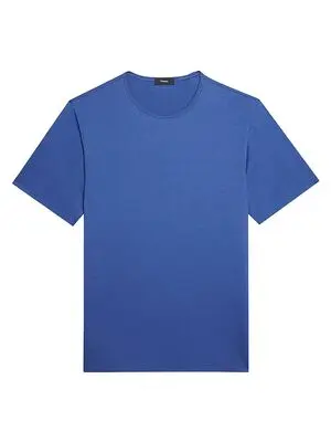 Theory Precise Luxe Cotton T-shirt Atlantic