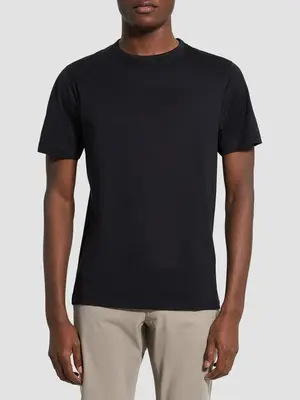 Theory Precise Luxe Cotton T-shirt - Black