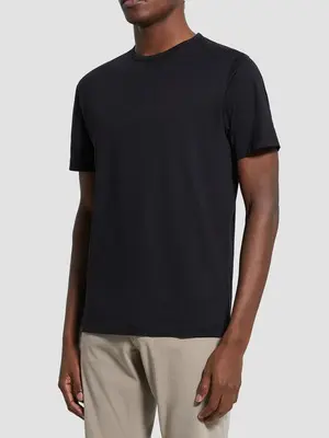 Theory Precise Luxe Cotton T-shirt - Black