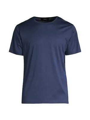 Theory Precise Luxe Cotton T-shirt Dark Astral
