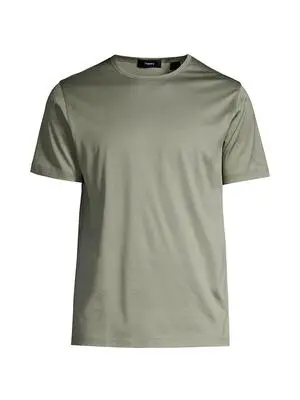 Theory Precise Luxe Cotton T-shirt Endive