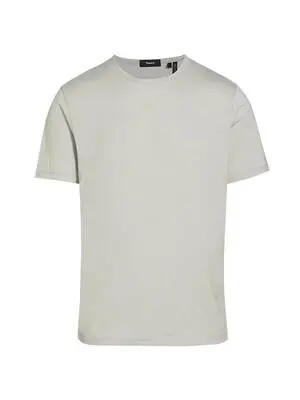 Theory Precise Luxe Cotton T-shirt Gravity