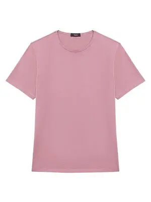 Theory Precise Luxe Cotton T-shirt Light Plum