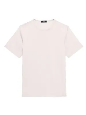 Theory Precise Luxe Cotton T-shirt Vapor