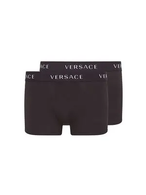 Versace 2-pack Trunk Boxer Briefs Black Black