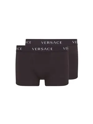 Versace 2-pack Trunk Boxer Briefs Black