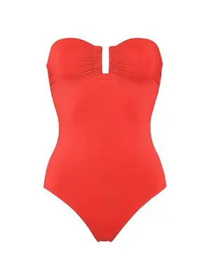 ERES Cassiopee Strapless One-Piece Swimsuit Ecarlate