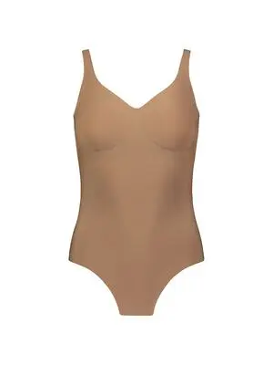 Commando Butter Soft Support Sleeveless Bodysuit Toffee