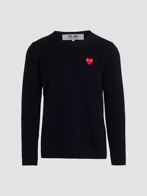 Play Comme Des Garcon Crew Neck Knitwear For Men
