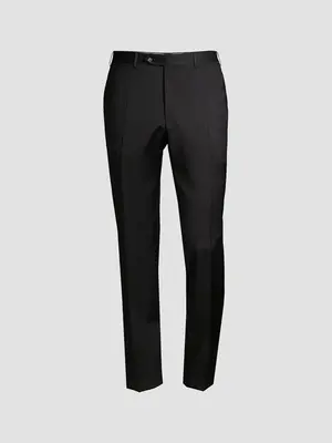 Canali Wool Trousers - Black