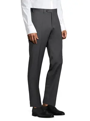 Canali Wool Trousers - Charcoal