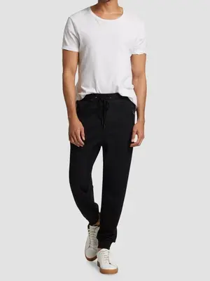 Ksubi Restore Trax Cotton Slim-fit Cuffed Joggers - Black