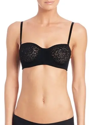 Wacoal Halo Lace Strapless Bra - Black