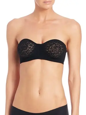 Wacoal Halo Lace Strapless Bra - Black
