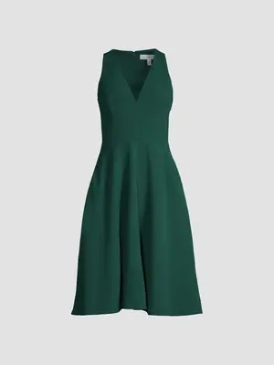 Dress The Population Catalina Fit & Flare Dress - Pine