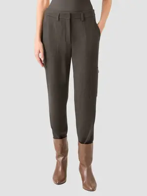 Akris Milla Wool Cargo Pants