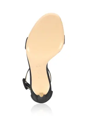GIANVITO ROSSI Portofino Suede Sandals - Praline