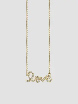 SYDNEY EVAN Love Diamond & 14k Yellow Pendant Necklace - Gold