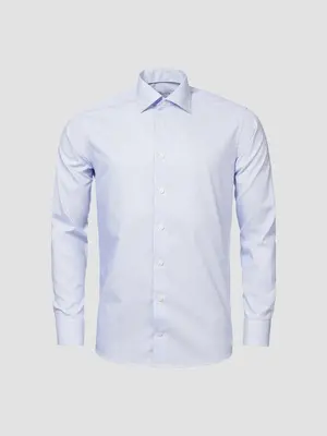 Eton Slim-fit Fine Striped Dress Shirt - Blue