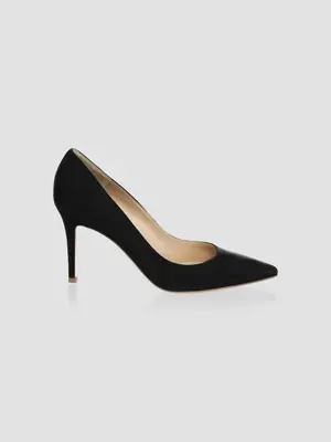 GIANVITO ROSSI 85mm Suede Pumps - Black