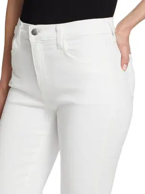 L'Agence Sada High-rise Crop Slim Straight Jeans