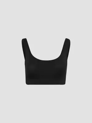 Hanro Touch Feeling Crop Top - Black
