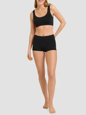 Hanro Touch Feeling Crop Top - Black