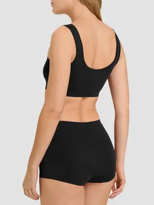 Hanro Touch Feeling Crop Top - Black