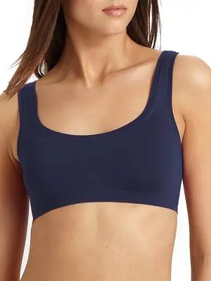 Hanro Touch Feeling Crop Top Midnight