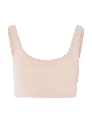 Hanro Touch Feeling Crop Top Peach Whip