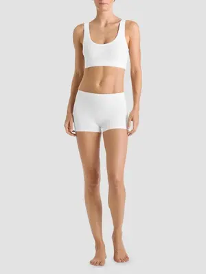 Hanro Touch Feeling Crop Top - White