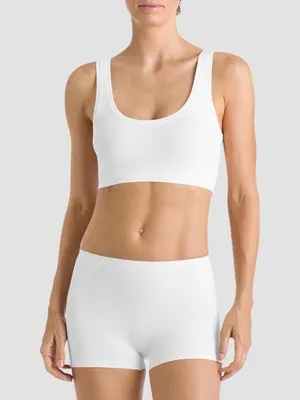 Hanro Touch Feeling Crop Top - White