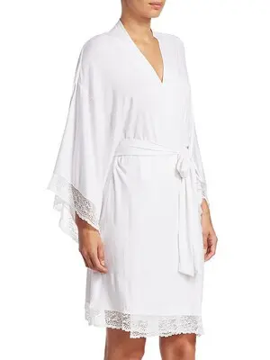 eberjey - Women's Colette Kimono Robe - Water Blue