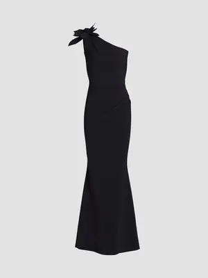 Chiara Boni La Petite Robe Gosia One-shoulder Gown - Black