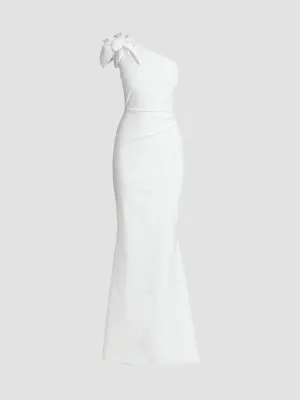 Chiara Boni La Petite Robe Gosia One-shoulder Gown - White