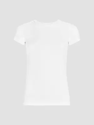 Majestic Filatures Soft Touch Crewneck T-shirt Blanc