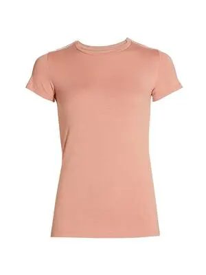 Majestic Filatures Soft Touch Crewneck T-shirt Bois De Rose