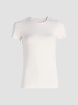 Majestic Filatures Soft Touch Crewneck T-shirt Eau De Rose