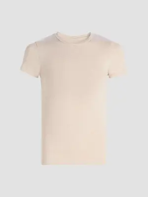 Majestic Filatures Soft Touch Crewneck T-shirt Ecru Chine