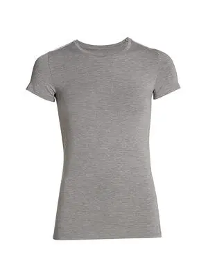 Majestic Filatures Soft Touch Crewneck T-shirt Gris Chine