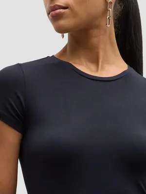 Majestic Filatures Soft Touch Crewneck T-shirt - Navy