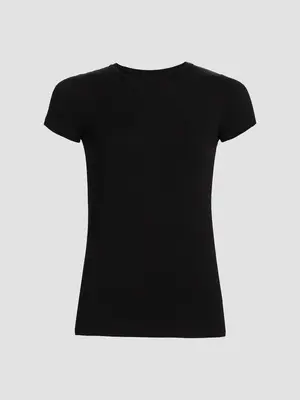 Majestic Filatures Soft Touch Crewneck T-shirt Noir