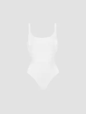 ERES Asia One-piece Swimsuit Blanc