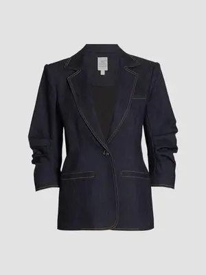 Cinq À Sept Khloe Denim Blazer - Indigo