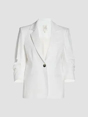 Cinq À Sept Khloe Denim Blazer - White