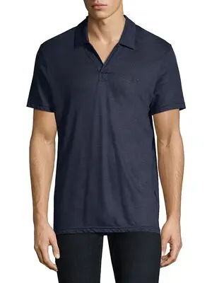 Vilebrequin Pyramid Linen Polo Shirt - Navy
