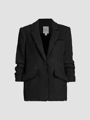 Cinq À Sept Khloe Boucle Blazer - Black