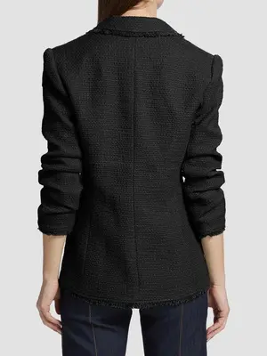 Cinq À Sept Khloe Boucle Blazer - Black