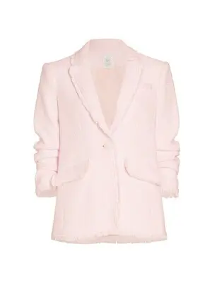 Cinq À Sept Khloe Boucle Blazer Cherry Blossom