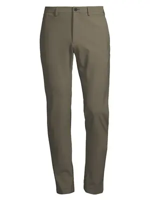 Theory Zaine Chino Pants Dark Moss
